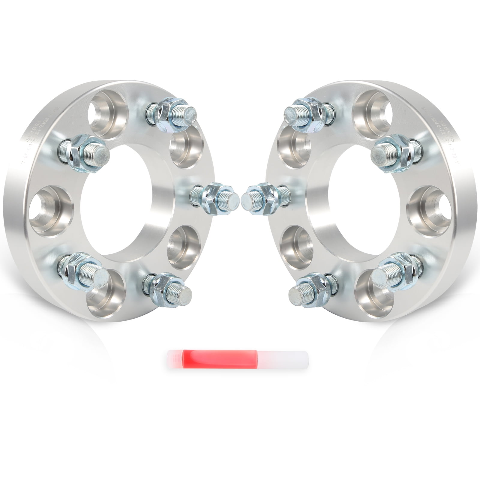 SCITOO 2Pcs Wheel Spacers 1" 5x4.5 Bore 73.1mm Studs 1/2x20 5Lug Wheel ...