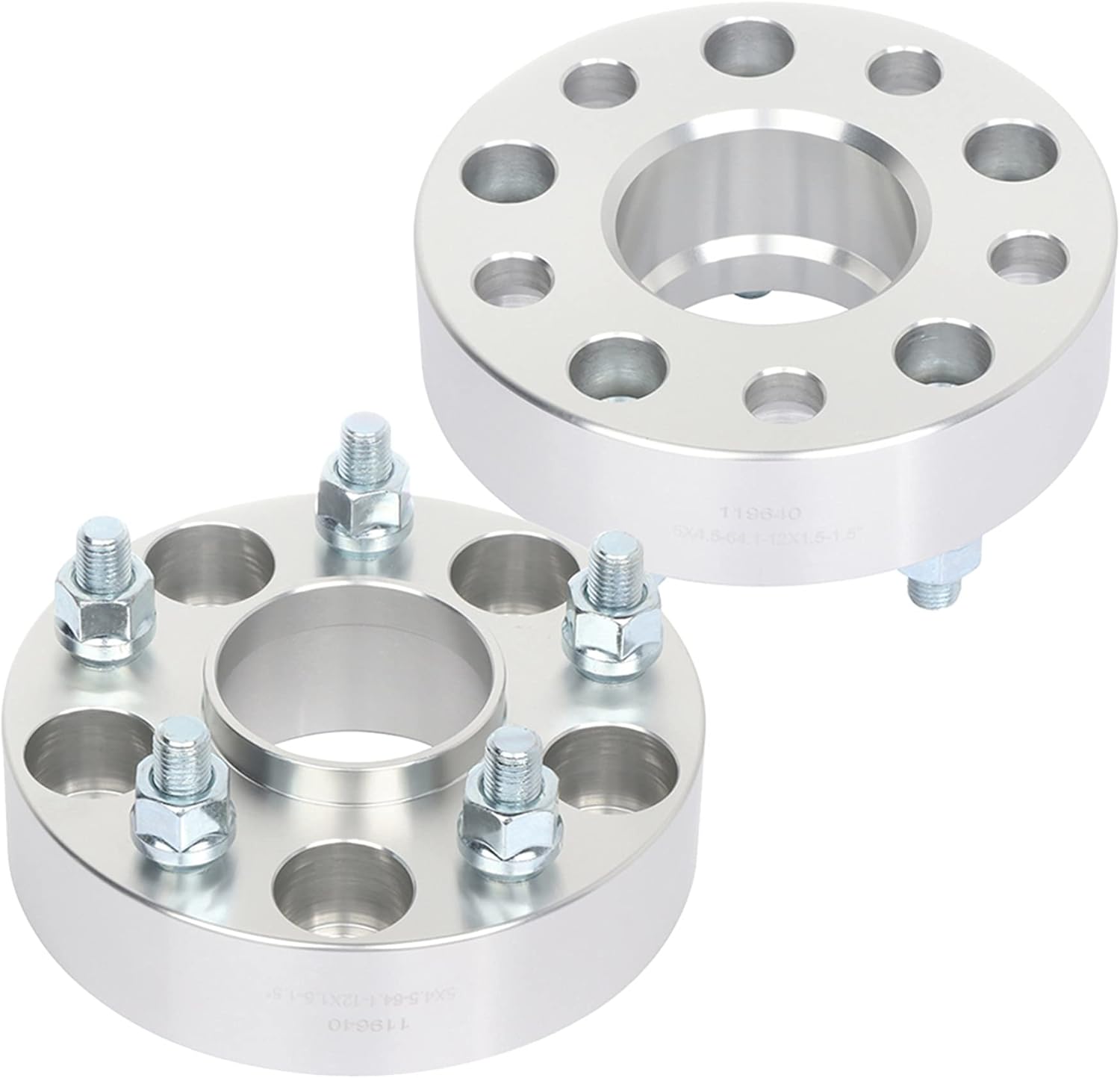 SCITOO 2X 5x4.5 12x1.5 64.1mm 1.5" 5 Lug Wheel Spacers Hubcentric 5x114 ...