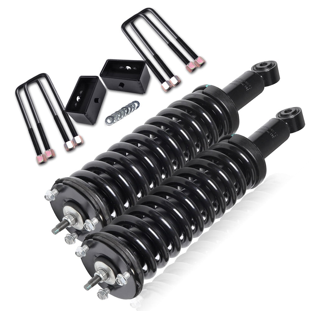 SCITOO 3" Rear Leveling Lift+Complete Struts Front Strut Assembly Shock ...