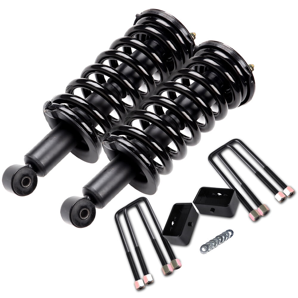 SCITOO 3" Rear Leveling Lift Kit+Front Complete Strut Assembly Shock ...