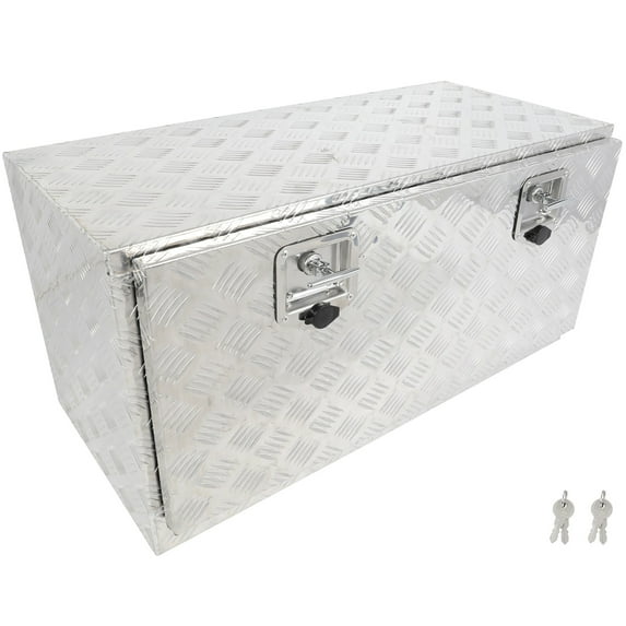 SCITOO 36 Inch Aluminum Truck Bed Tool Box,Heavy Duty Diamond Plate ...