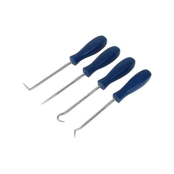 SCITOO 4 Piece Hook and Pick Set Includes Precision 90 Degree, Hook ...
