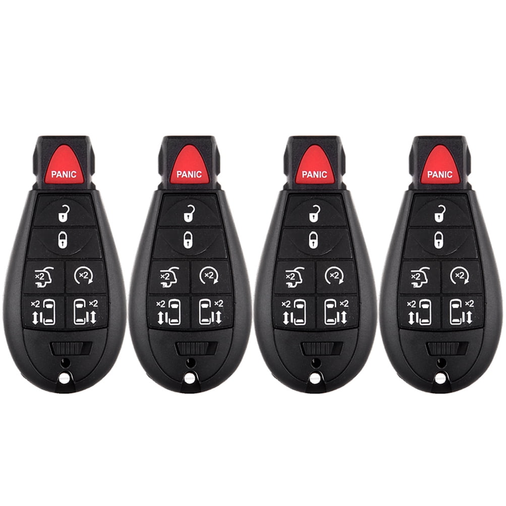 SCITOO 4 X Key Fob Shell Case for Town & Country for Charger Durango ...