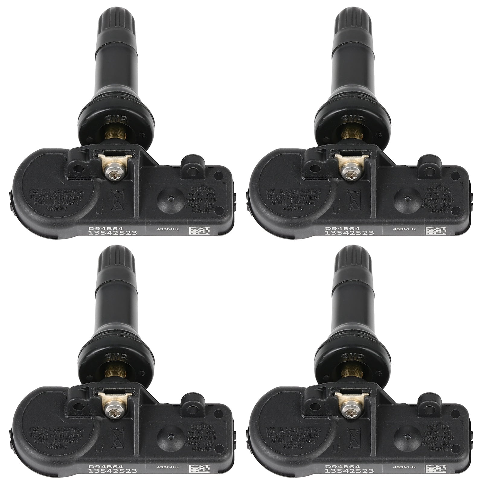 SCITOO 433MHZ Programmed Tire Pressure Monitoring System Sensor Tire ...