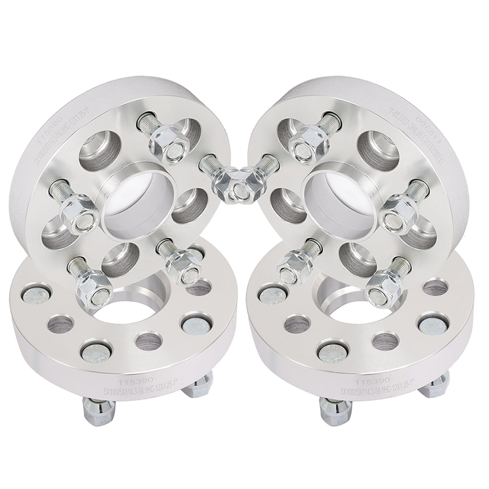 SCITOO 4Pc Allow 5x100 Cars to use 5x4.5 5x114.3mm Wheel Spacers ...