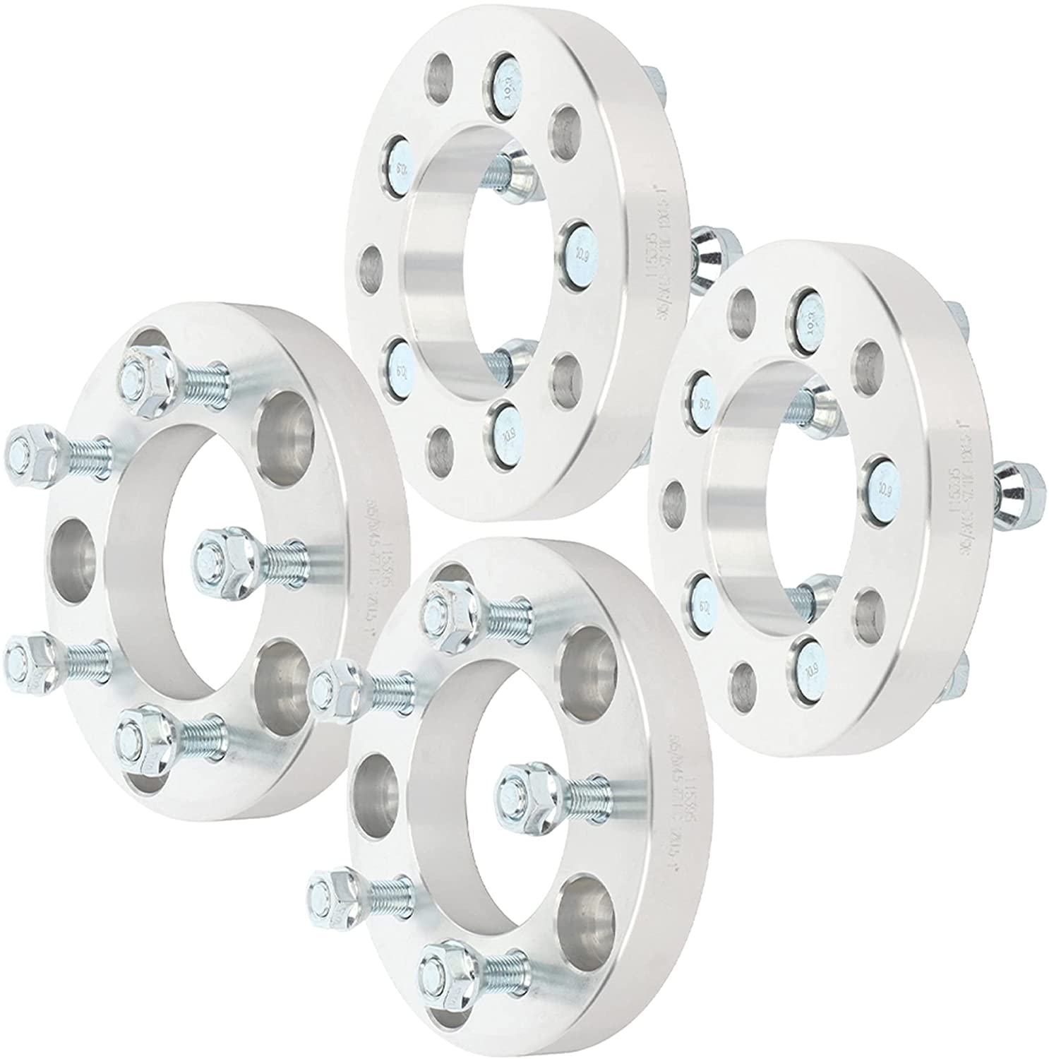 SCITOO 4Pcs 1 inch 5x5 to 5x4.5 Wheel Spacer adapters 5x127mm to 5x114 ...