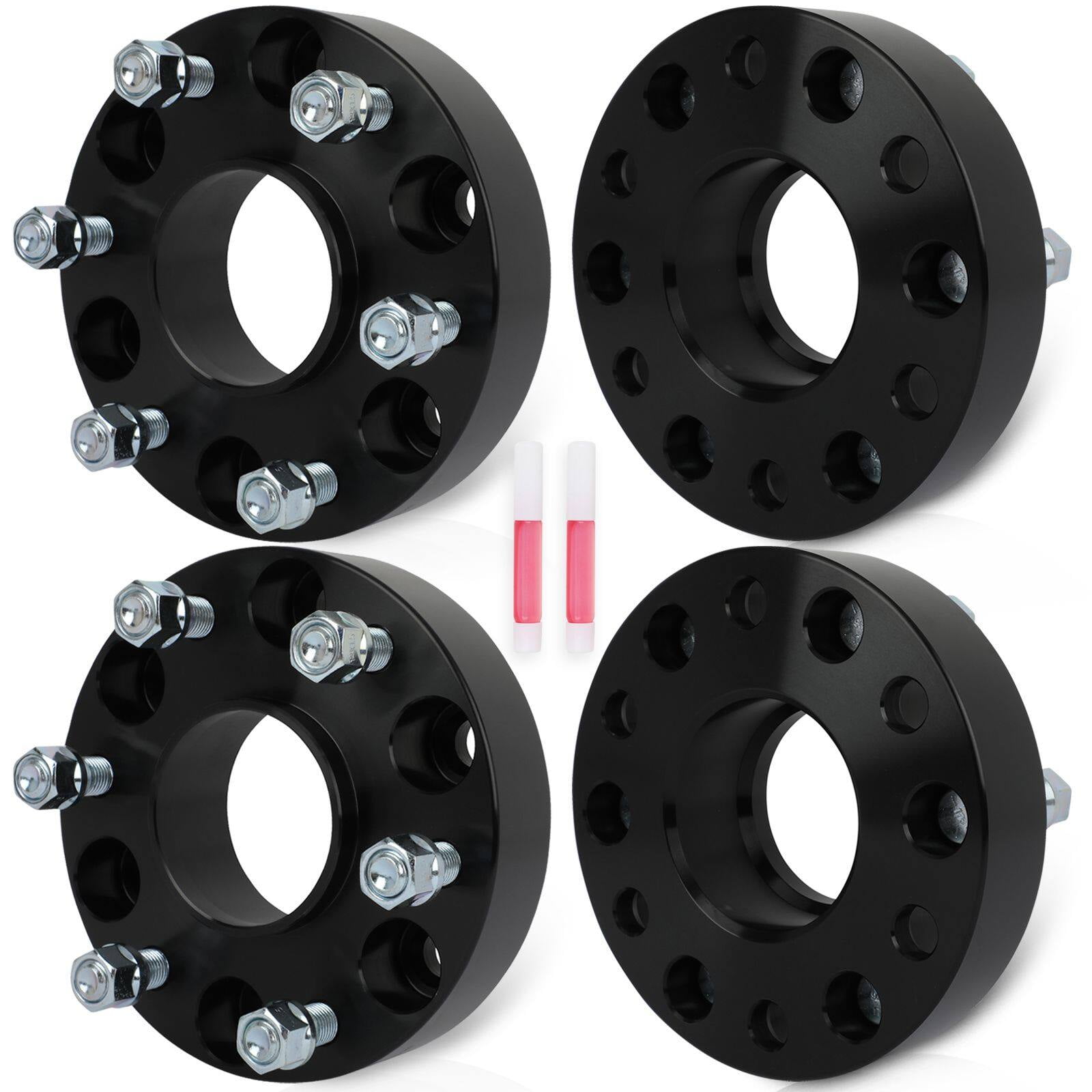 SCITOO 4Pcs 6x5.5 Wheel Spacers 1.5 inch Bore 77.8mm Studs 14x1.5 6 Lug ...