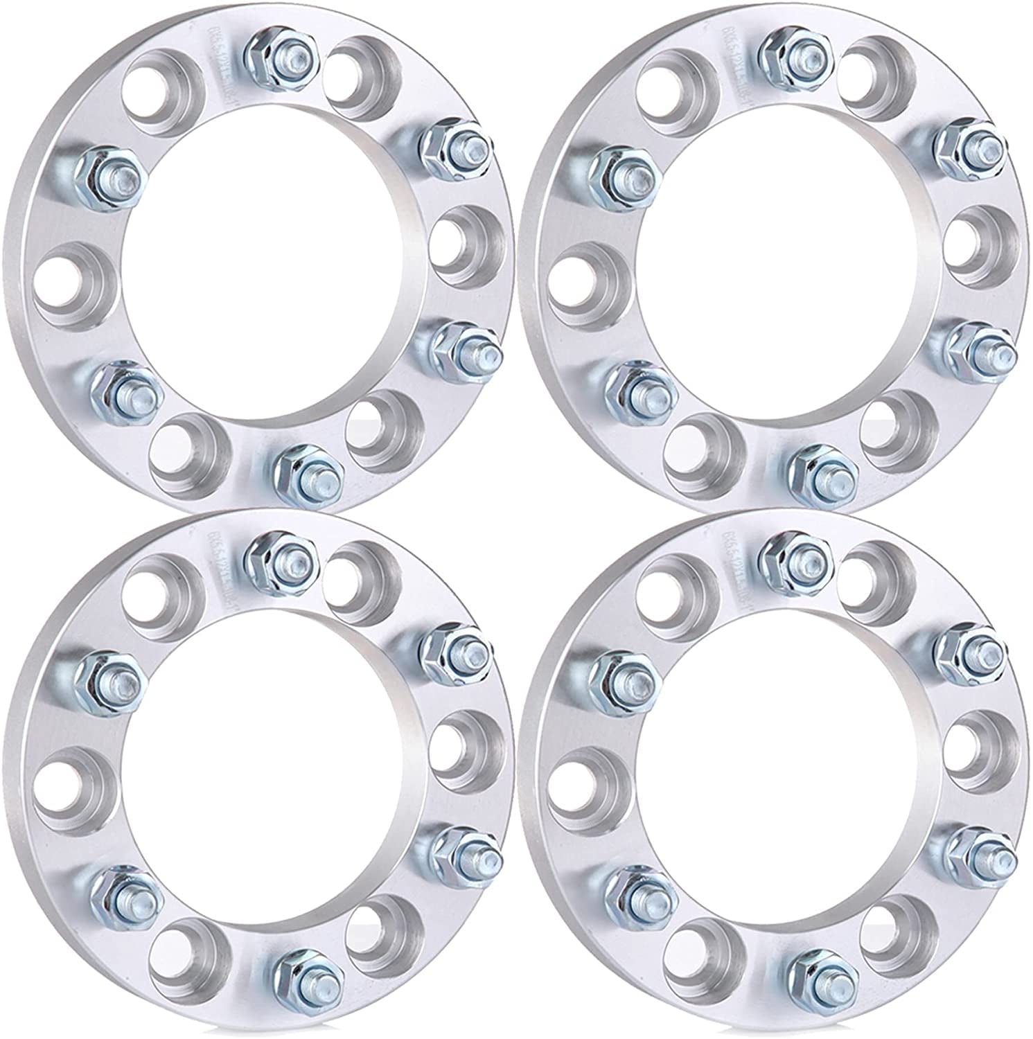 SCITOO 4X 1 inch 6x139.7 Wheel Spacers 6x5.5 to 6x5.5 12x1.5 Studs ...