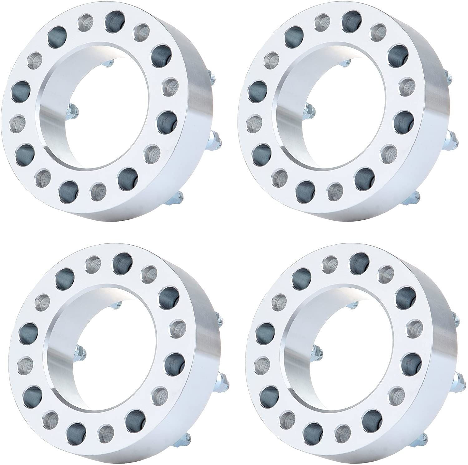 SCITOO 4X 2 inch 8x165.1mm to 8x165.1mm Wheel Spacers 8 Lug 50mm 8x6.5 ...