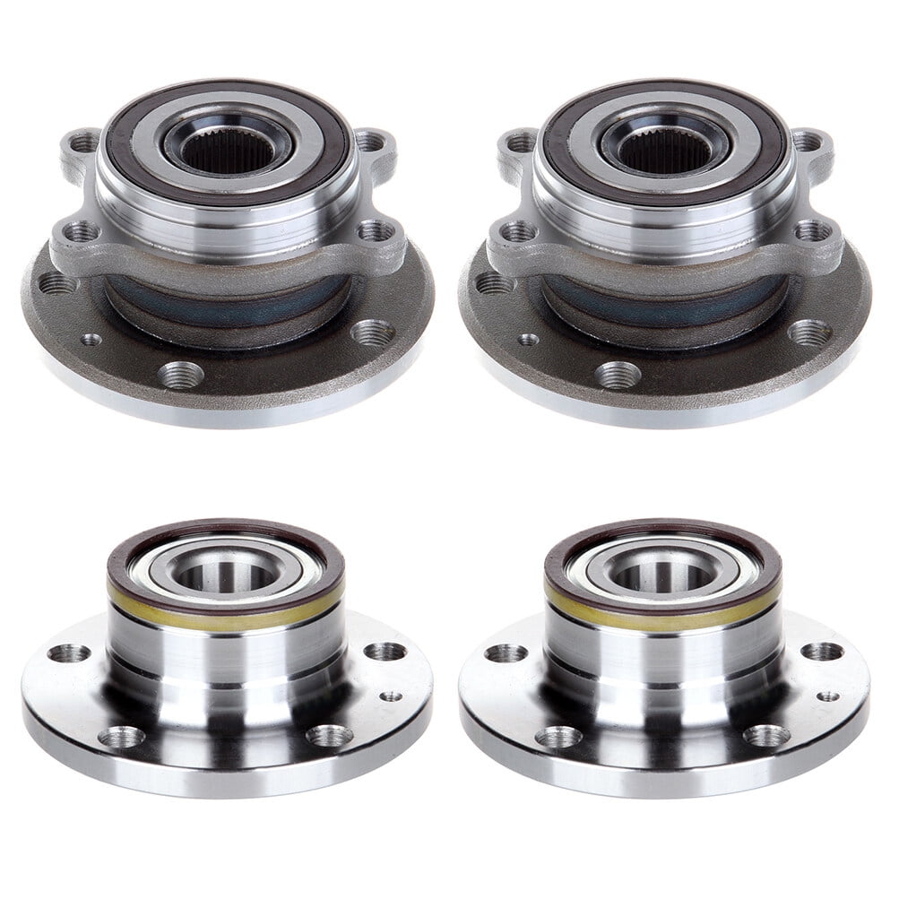SCITOO 4pcs Front and Rear Wheel Bearing Hub Assembly 513253 512319 fit ...