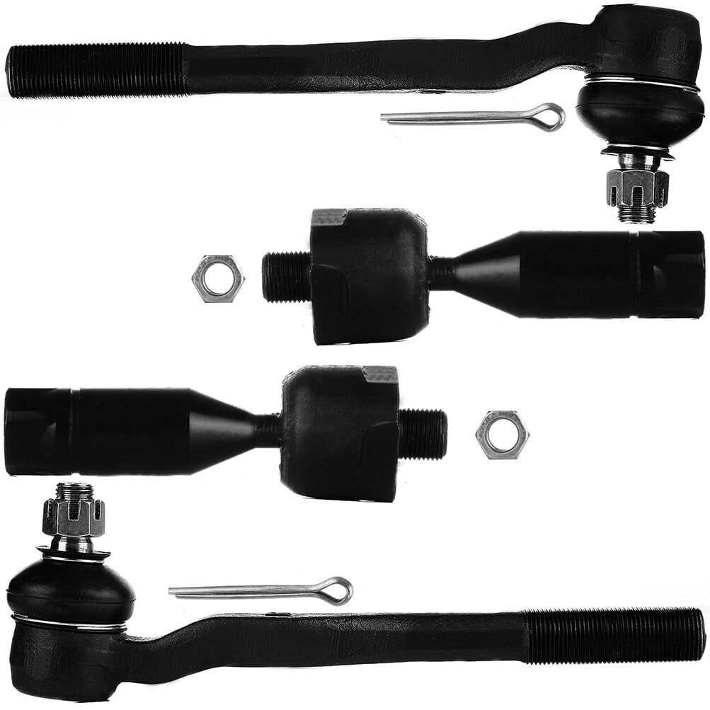 SCITOO 4pcs Front Suspension Kit Inner Tie Rod End Left Right Outer Tie ...