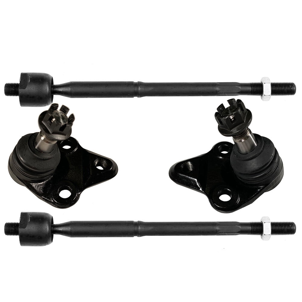 SCITOO 4pcs Front Suspension Kit Inner Tie Rod End Lower Ball Joint Fit ...