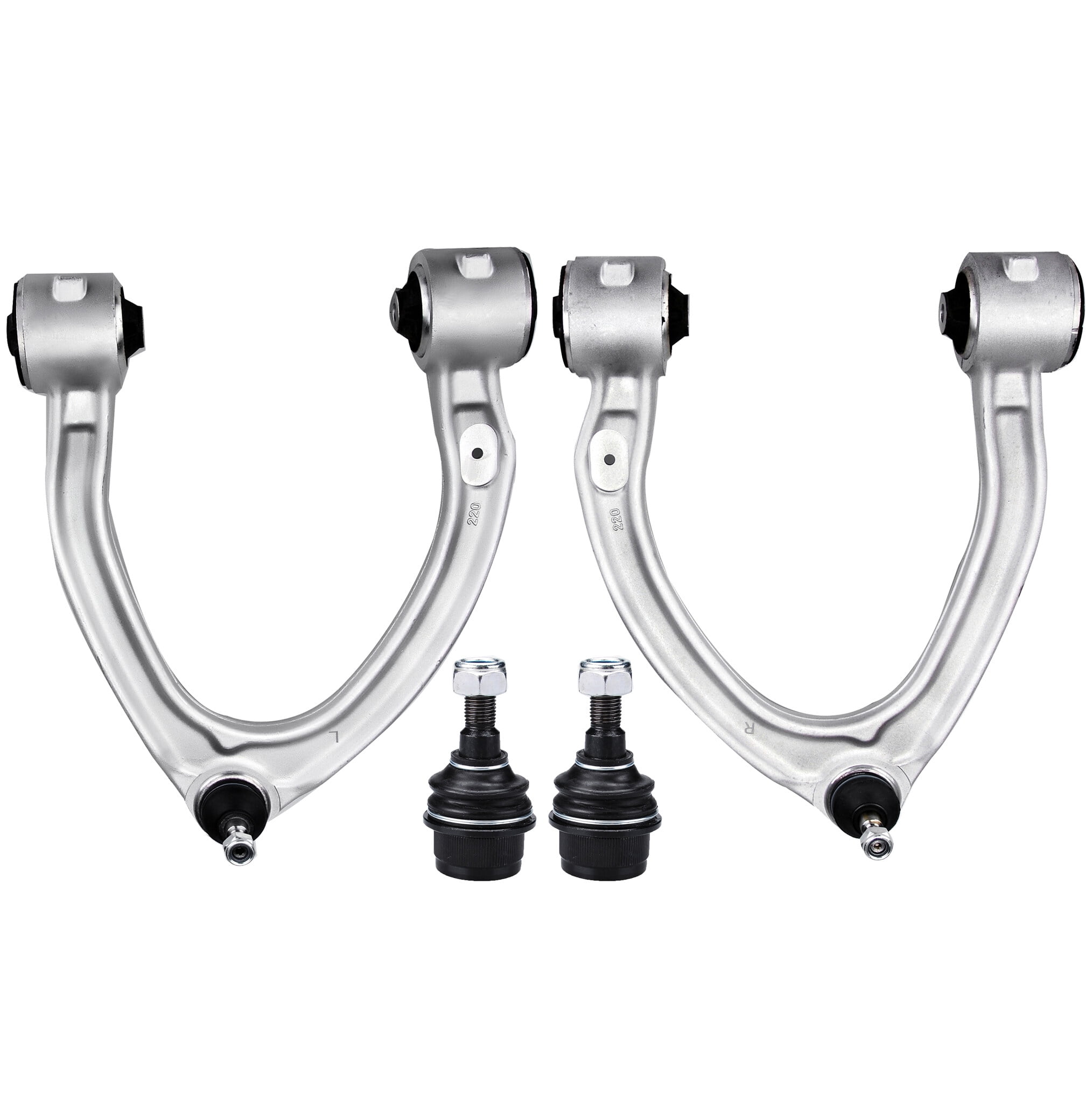 SCITOO 4pcs Front Suspension Kit Upper Control Arm Lower Ball Joint Fit ...