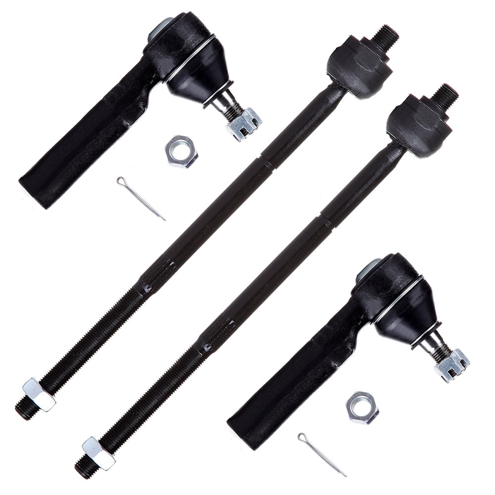SCITOO 4pcs Suspension Kit Front Inner Tie Rod End Front Outer Tie Rod ...