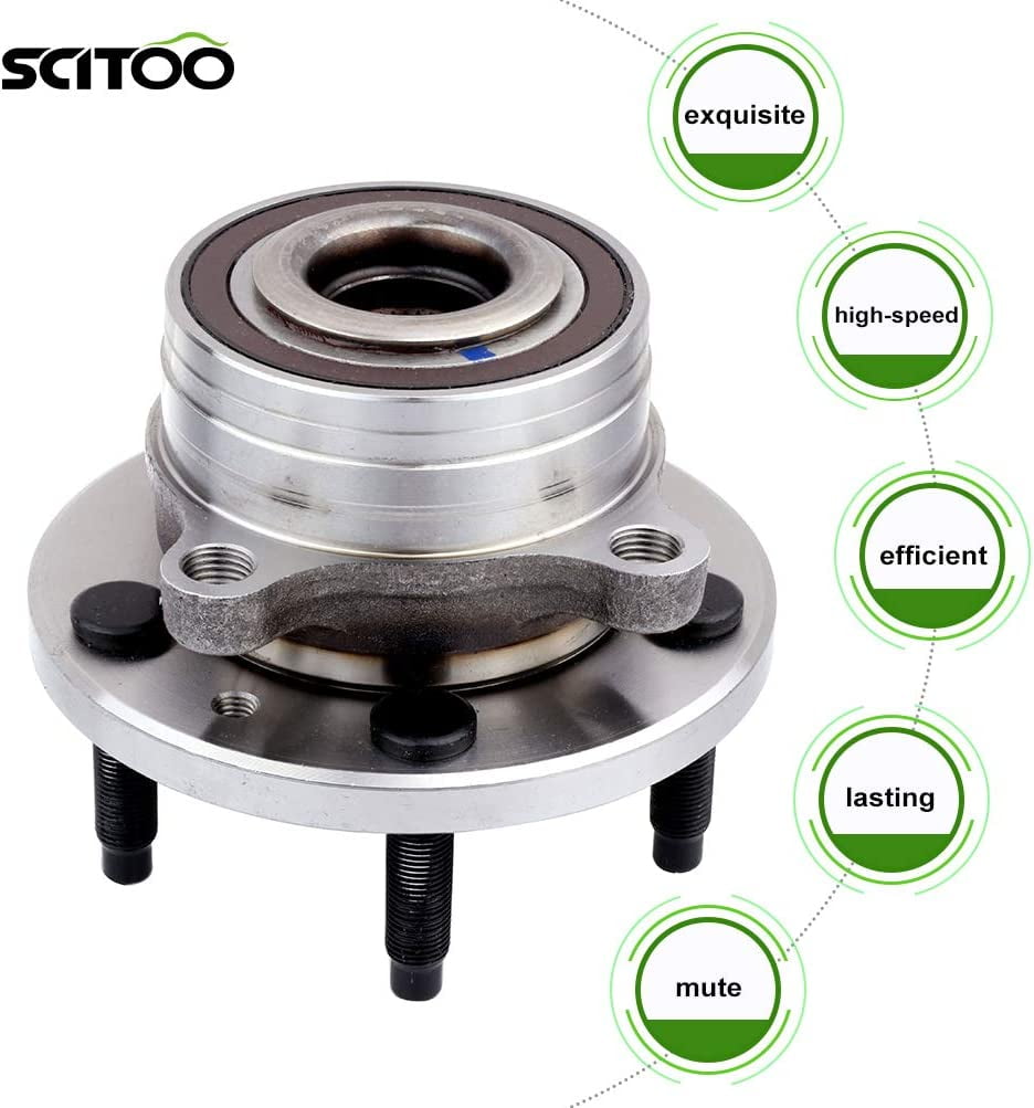 SCITOO 512460 New Front/Rear Wheel Bearing Hub fit 2013-2018 for Ford ...