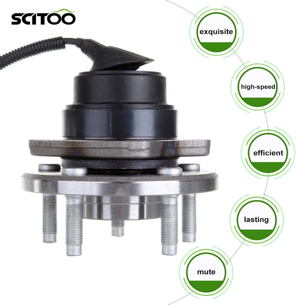 SCITOO 513230 Wheel Bearing and Hub Assembly Replaces Front fit for ...