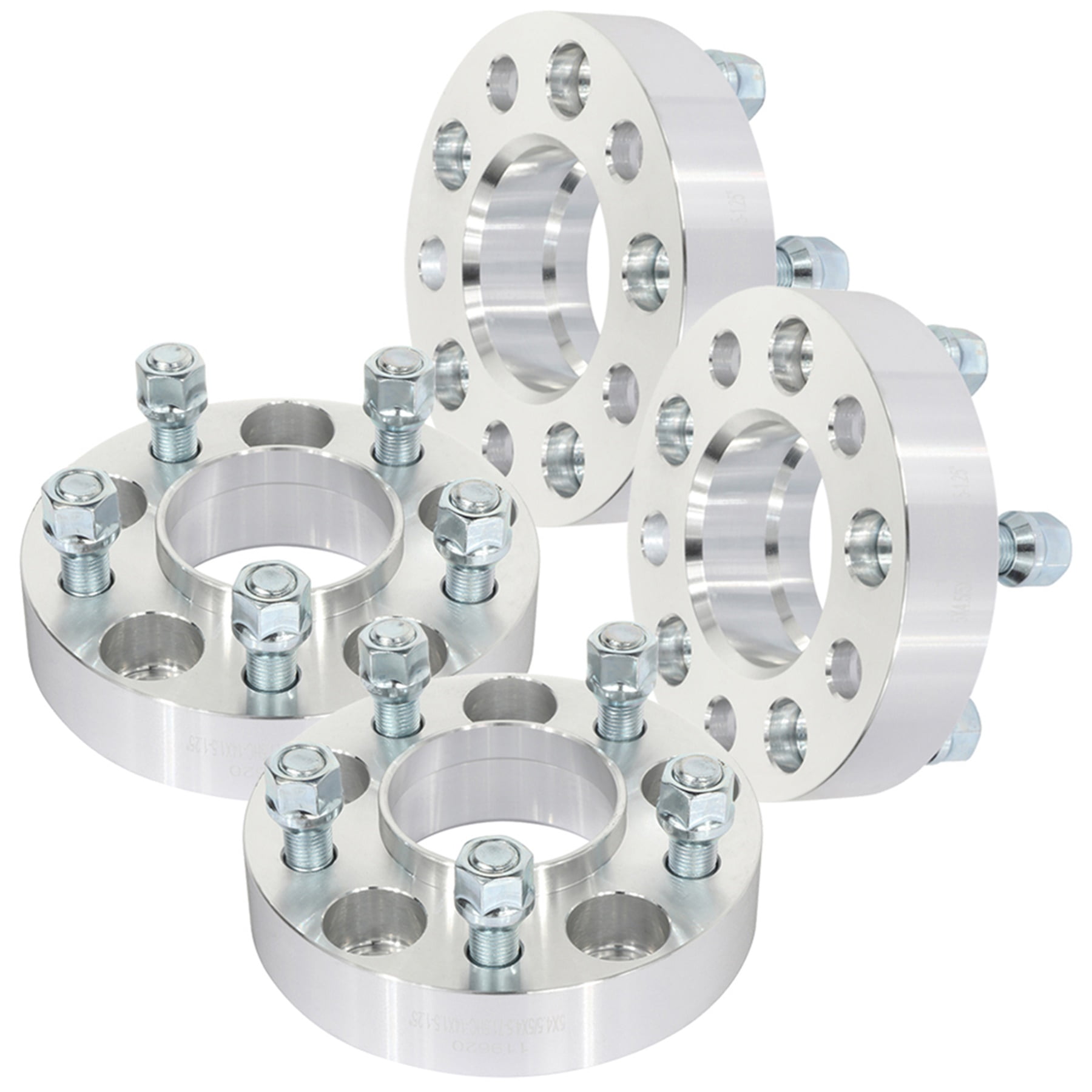 SCITOO 5x4.5 Wheel Spacers 1.25 inch Thick Hub Bore 71.5mm with 14x1.5 ...