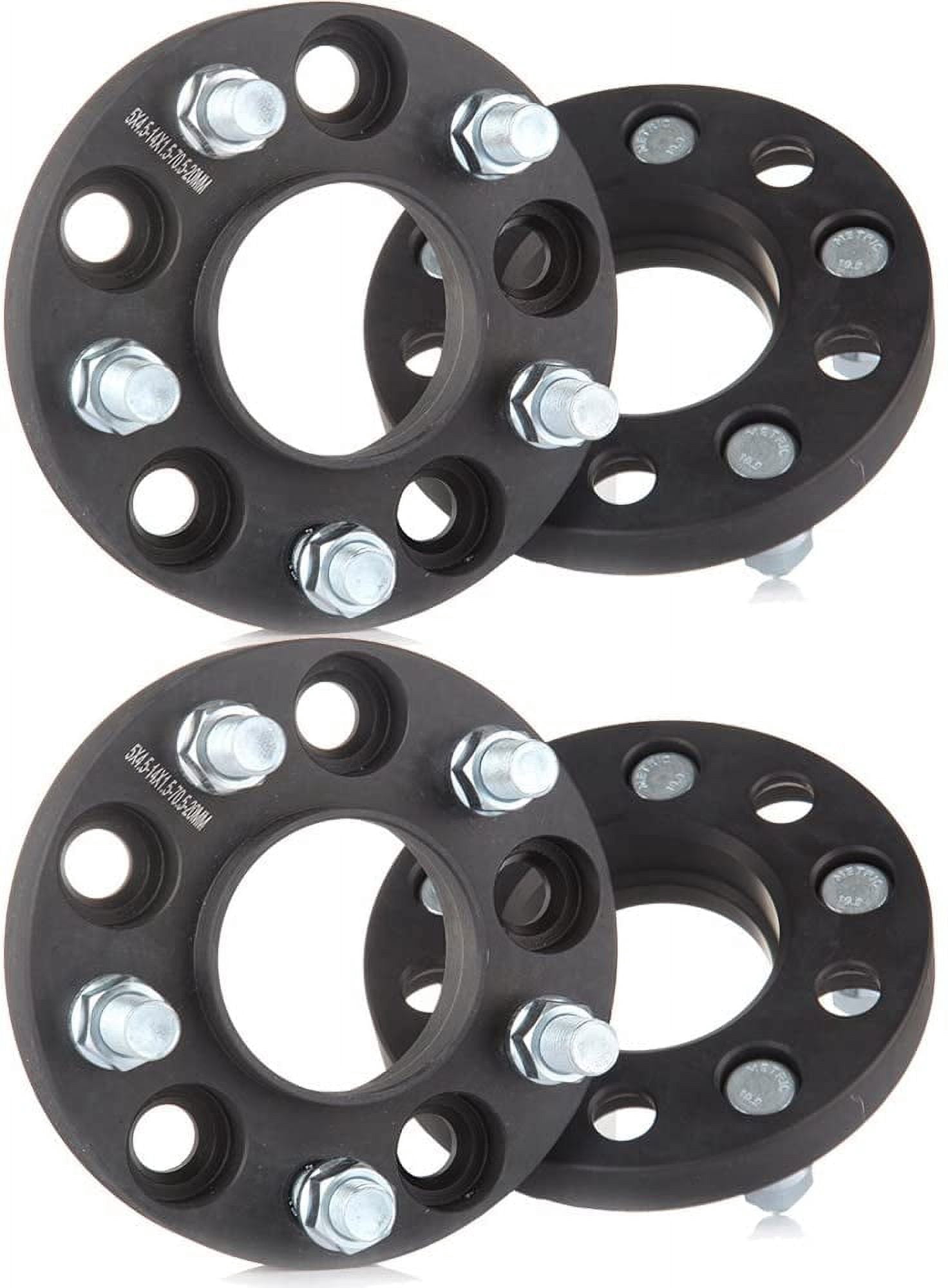 SCITOO 5x4.5 Wheel Spacers 20mm Thick Hub Bore 70.5mm with 14x1.5 Studs ...