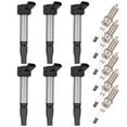 SCITOO 6 ignition coils with 6 iridium Spark Plugs for Lexus IS300 ...
