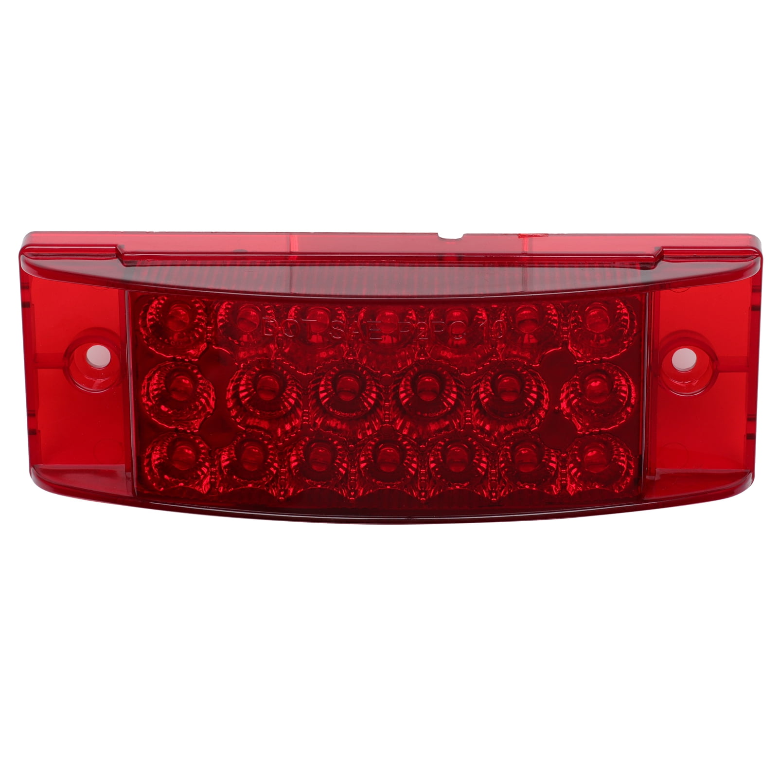 SCITOO 6 inch 20 Led Red Len Red Light Rectangle 801-R Truck Trailer ...
