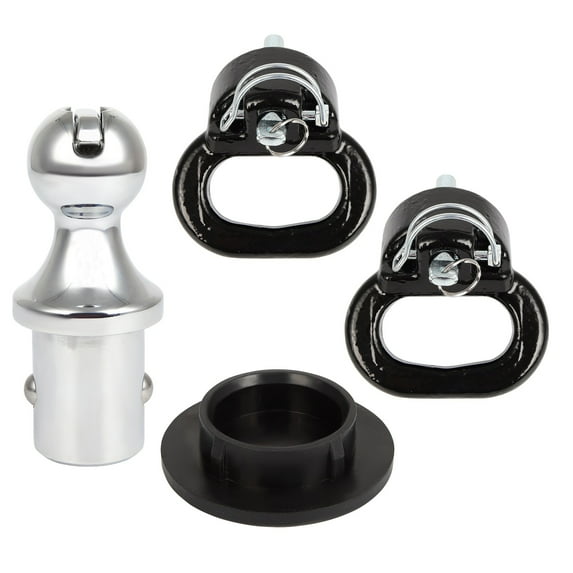 SCITOO 60618 Puck System Gooseneck Hitch Ball Kit Gooseneck 2 5/16" Tow ...