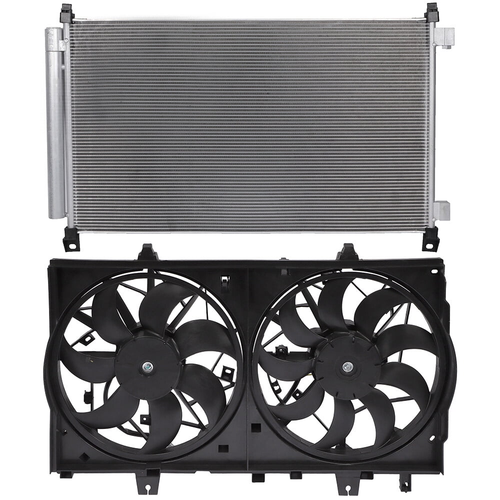 SCITOO 620-472 Cooling Fan + 4423 Condenser Fit for 2014-2018 for ...