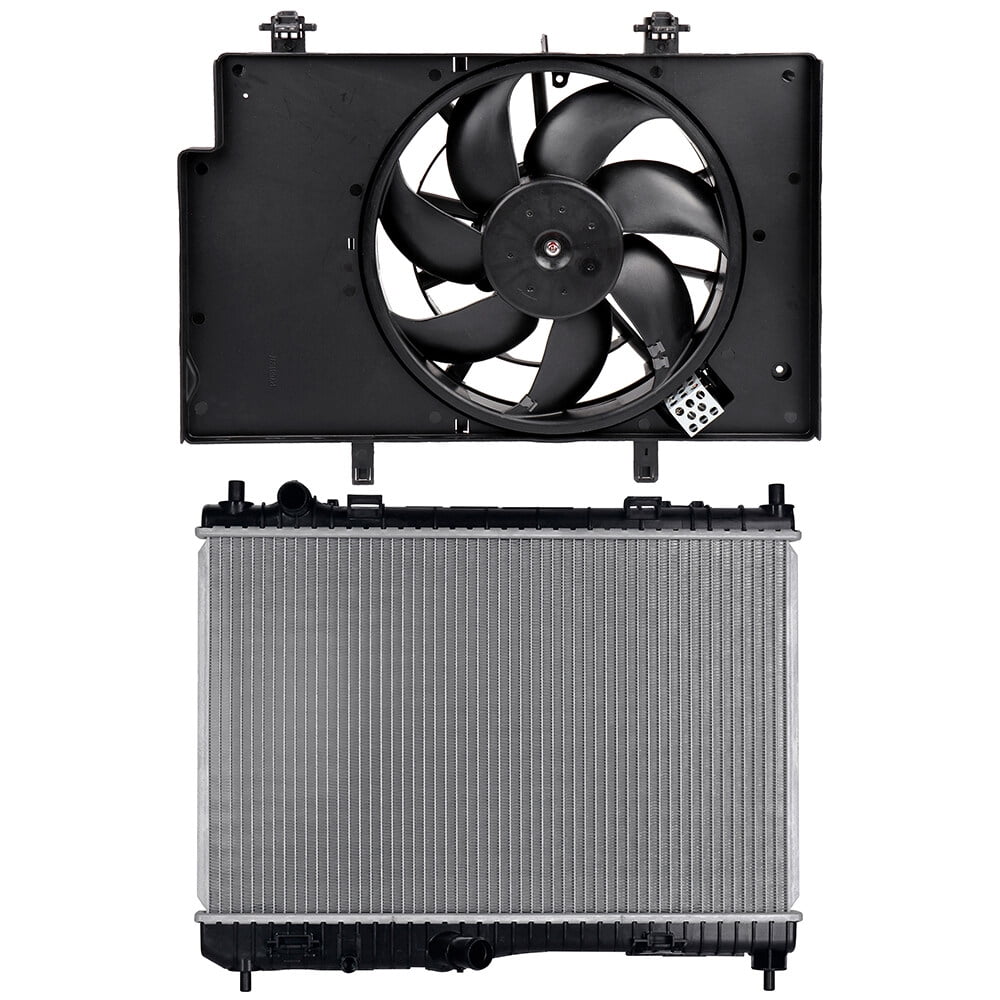 SCITOO 621-503 Cooling Fan + 13201 Radiator Fit for 2011-2018 for Ford ...