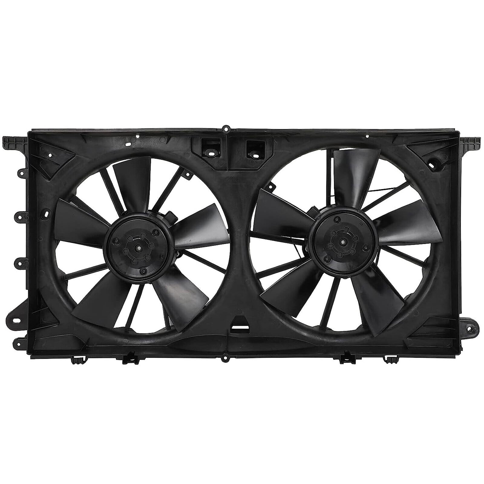 SCITOO 624570 Radiator Dual Cooling Fan Compatible for 2018-2019 ford ...