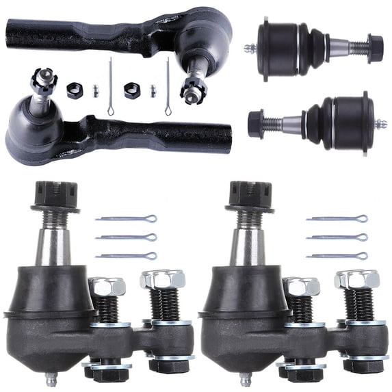 SCITOO 6pcs Front Suspension Kit Outer Tie Rod Ends Lower Upper Ball ...