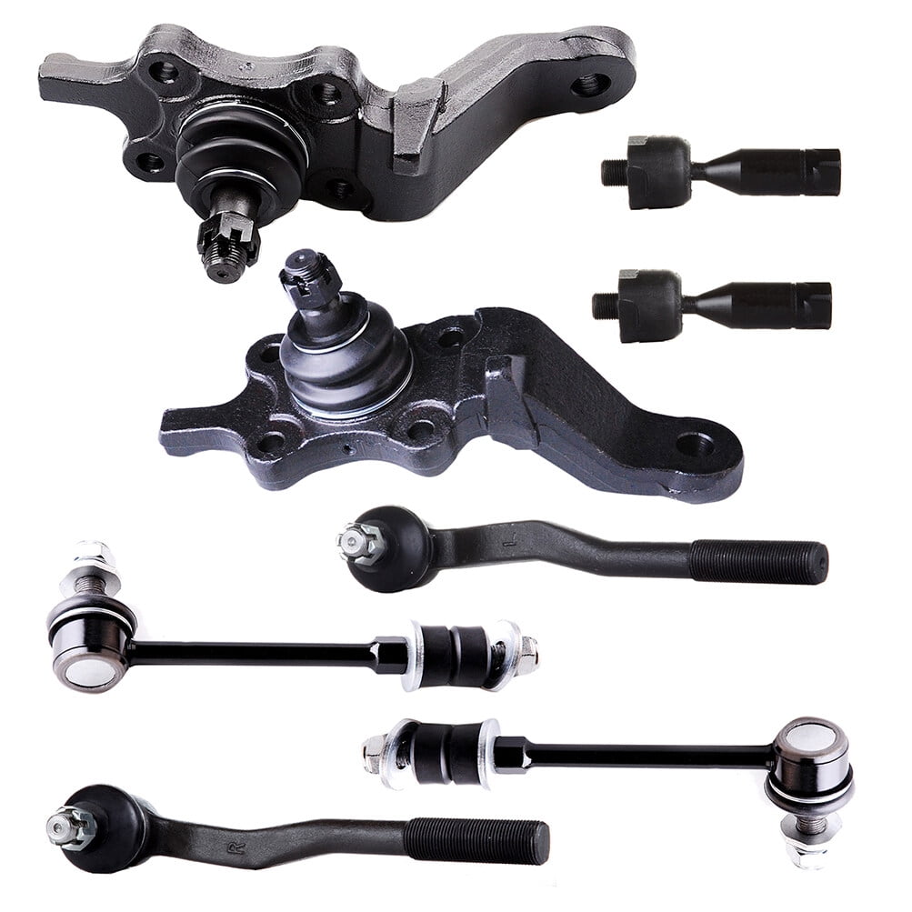 SCITOO 8pcs Front Suspension Kit Inner Outer Tie Rod End Sway Bar End ...