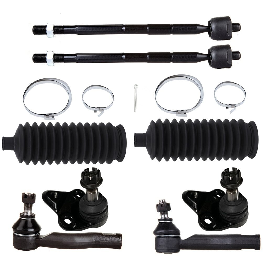SCITOO 8pcs Front Suspension Kit Lower Ball Joints Inner Outer Tie Rod ...