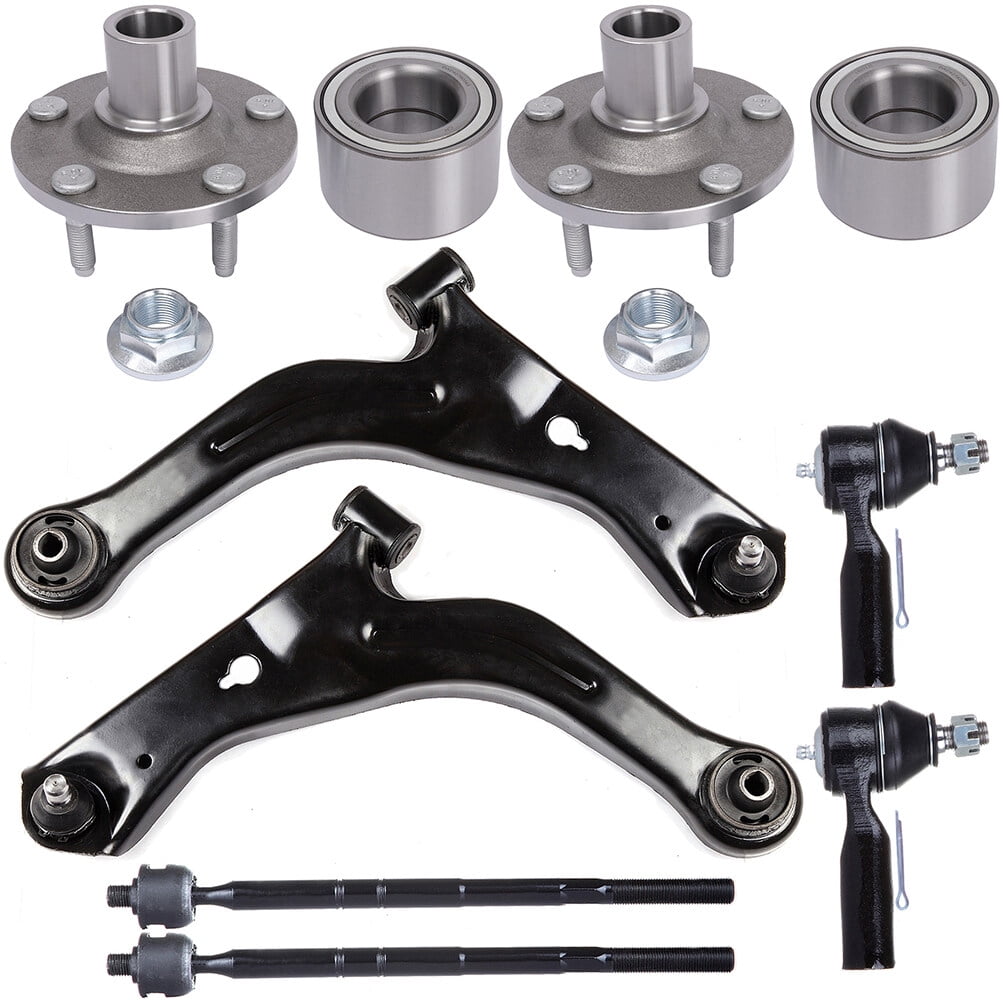 SCITOO 8pcs Front Suspension Kit Lower Control Arm And Ball Joints Inner Outer Tie Rod Ends ...