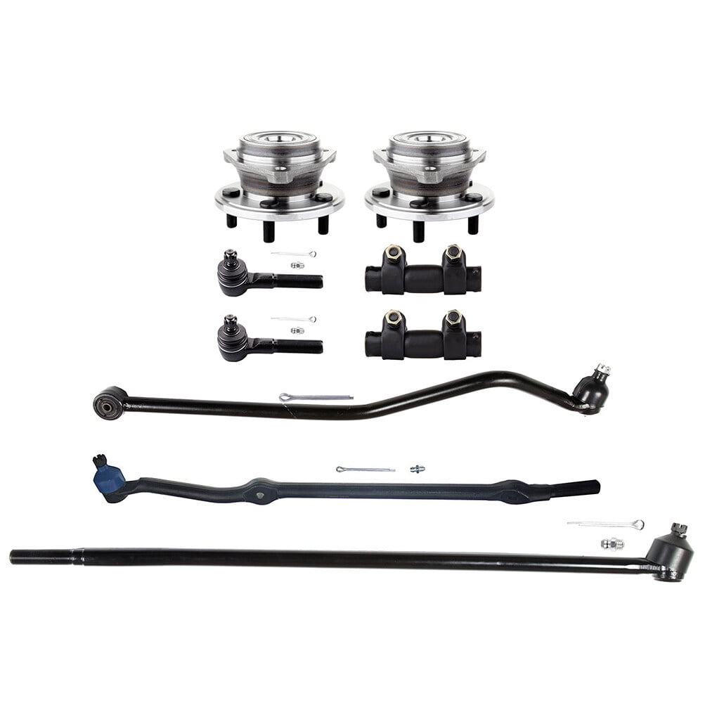 SCITOO 9pcs Front Suspension Kit Track Bar Inner Outer Tie Rod Ends Tie ...