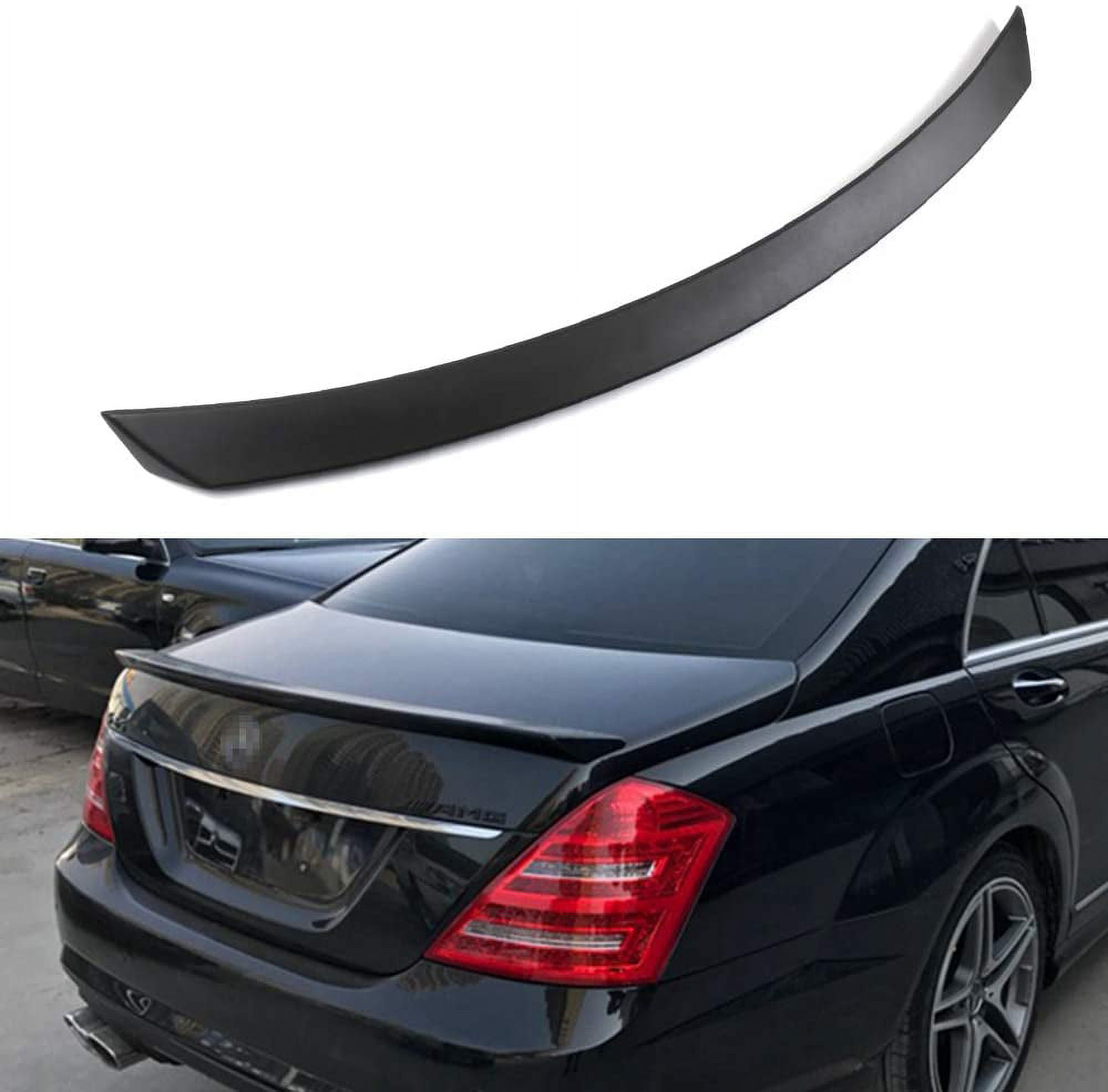 SCITOO ABS Black Rear Trunk Spoiler Wing Exterior Accessories Styling ...