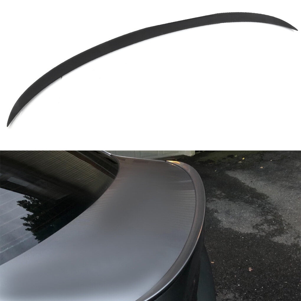 SCITOO ABS Black Rear Trunk Spoiler Wing Exterior Accessories Styling ...