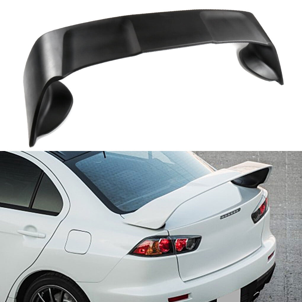 SCITOO ABS Black Rear Trunk Spoiler Wing Exterior Accessories Styling Kits Replacement for ...
