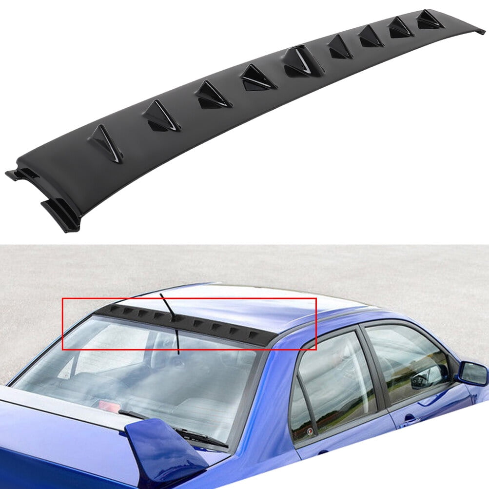 SCITOO ABS Black Rear Window Top Roof Spoiler Wing Exterior Accessories ...