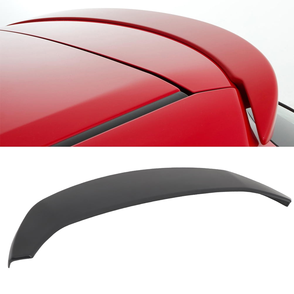 SCITOO ABS Rear Window Roof Spoiler Fit for 2012-2018 for Toyota Yaris Hatchback Matte Black ...