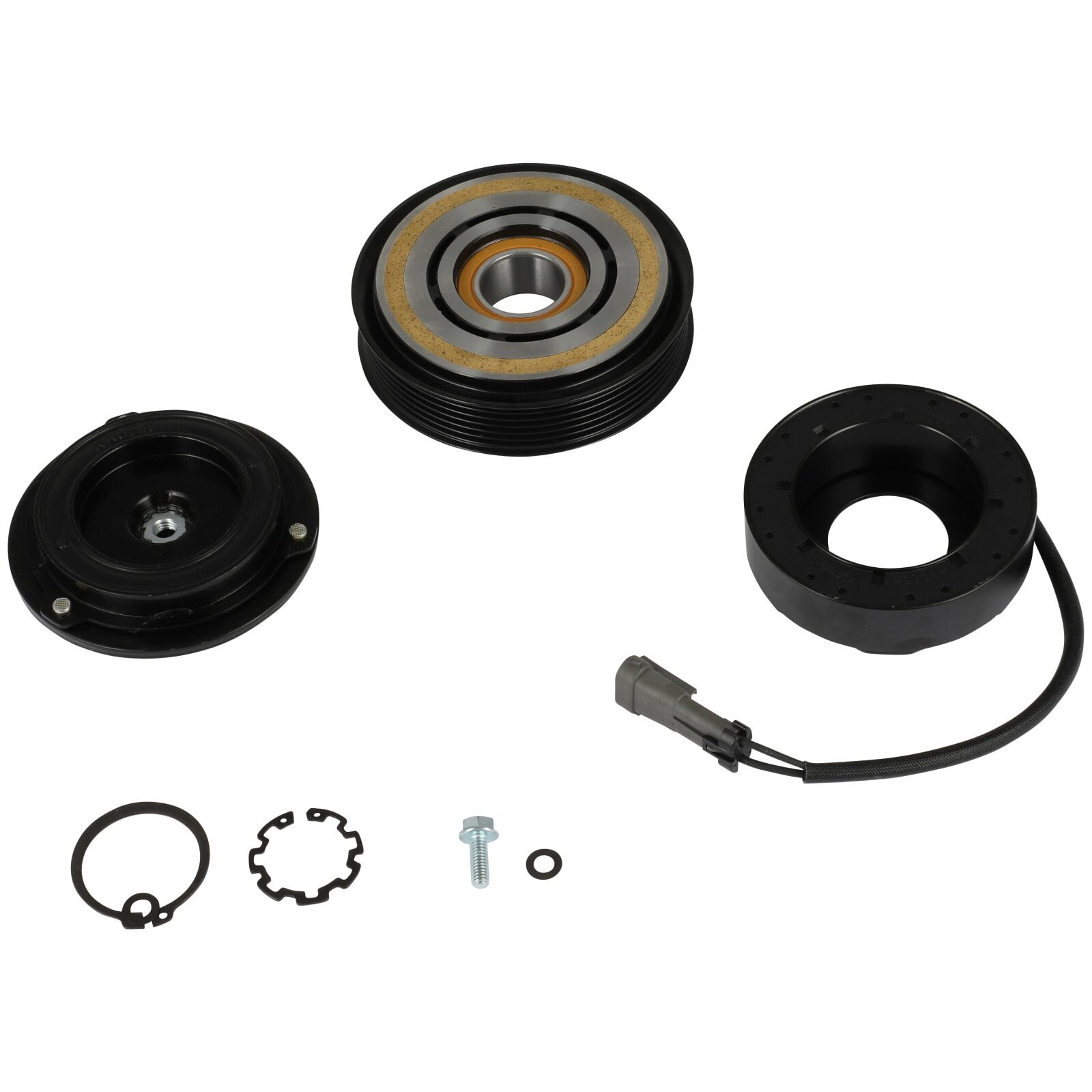 SCITOO AC Compressor Clutch 2003-2013 Fit for Chevrolet Silverado 1500 4.3L 2005-2010 Fit for ...