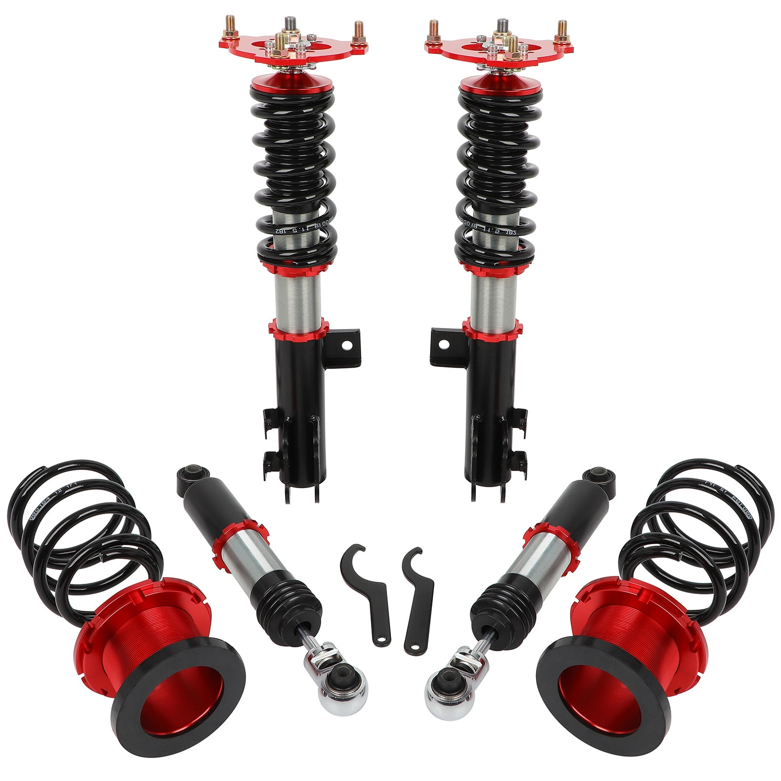 SCITOO Adjustable Damper Coilover Suspensions Shock Struts Kits ...