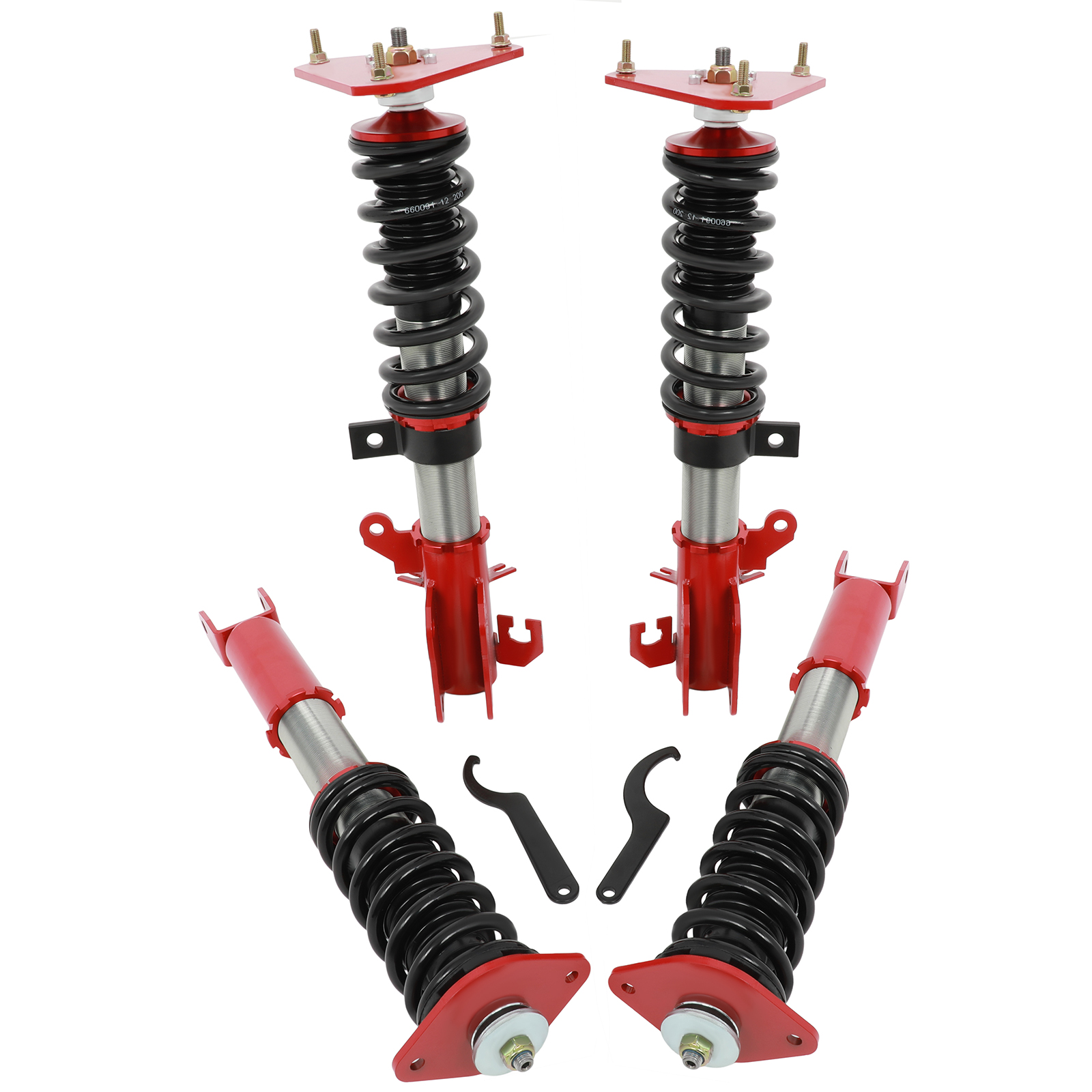SCITOO Adjustable Damper Coilover Suspensions Shock Struts Kits ...