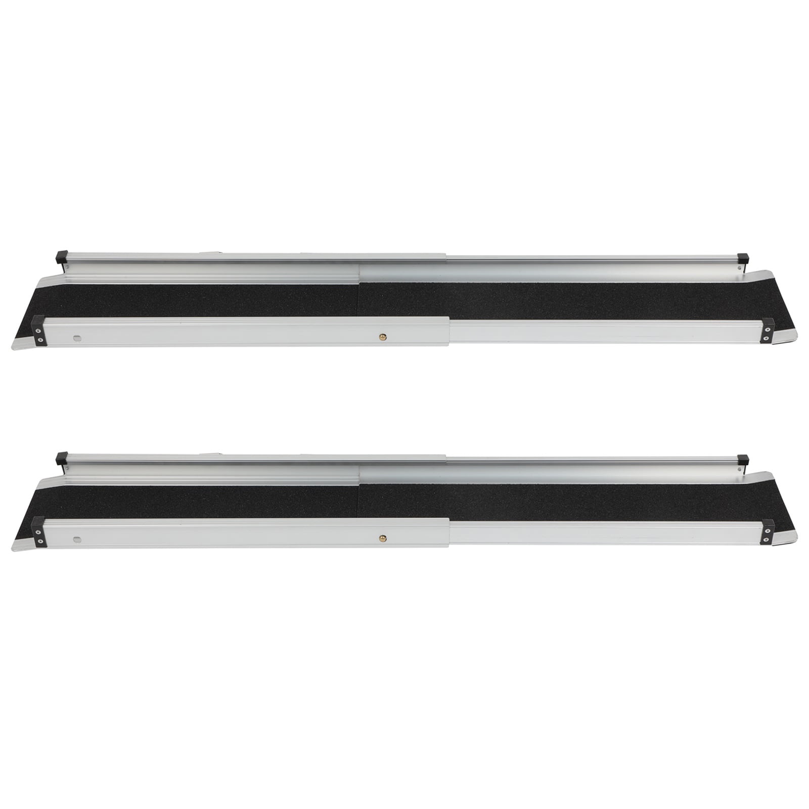 SCITOO Adjustable Wheelchair Ramp 5FT Non-Skid Threshold Ramp 600lbs ...