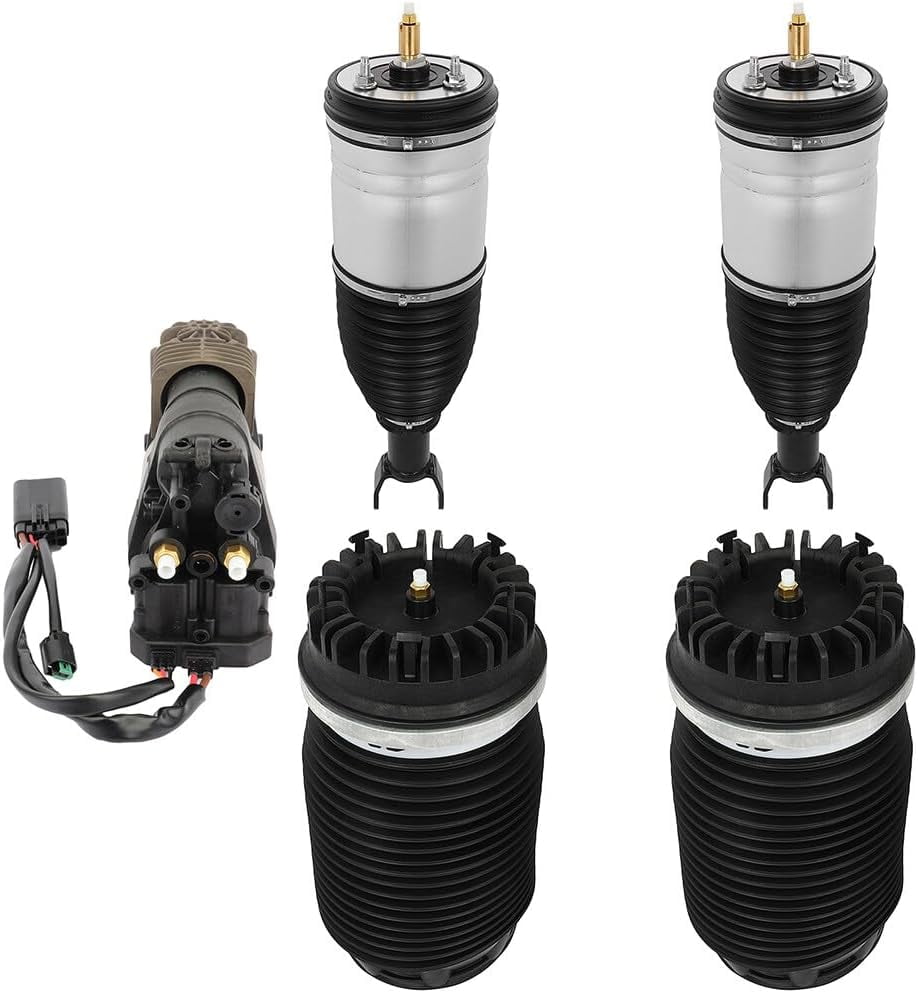 SCITOO Air Struts Suspension Kits Shocks Struts Air Compressor Pump fit ...