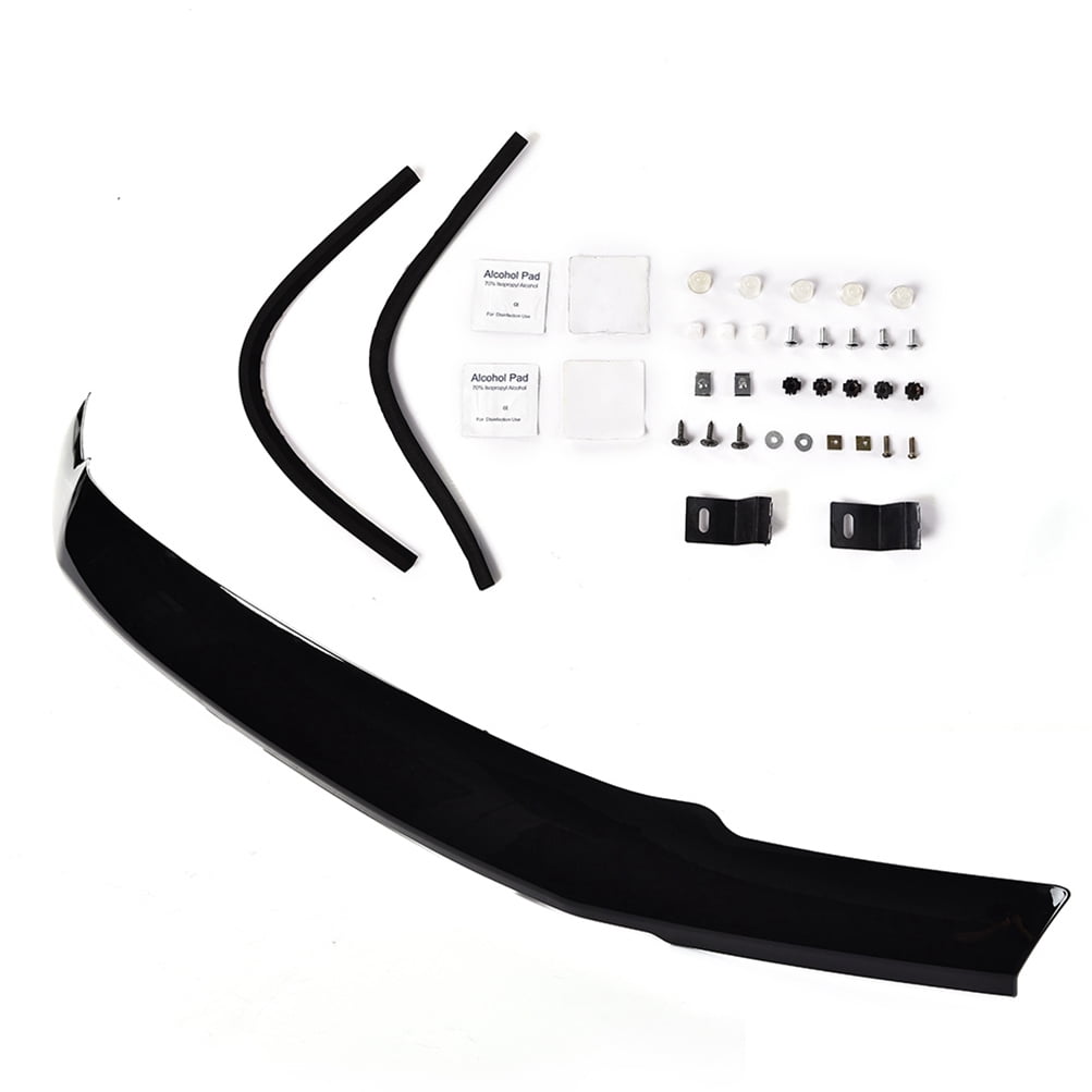 SCITOO Black Chrome Hood Deflector Bug Shield Fits for 2017-2021 for ...