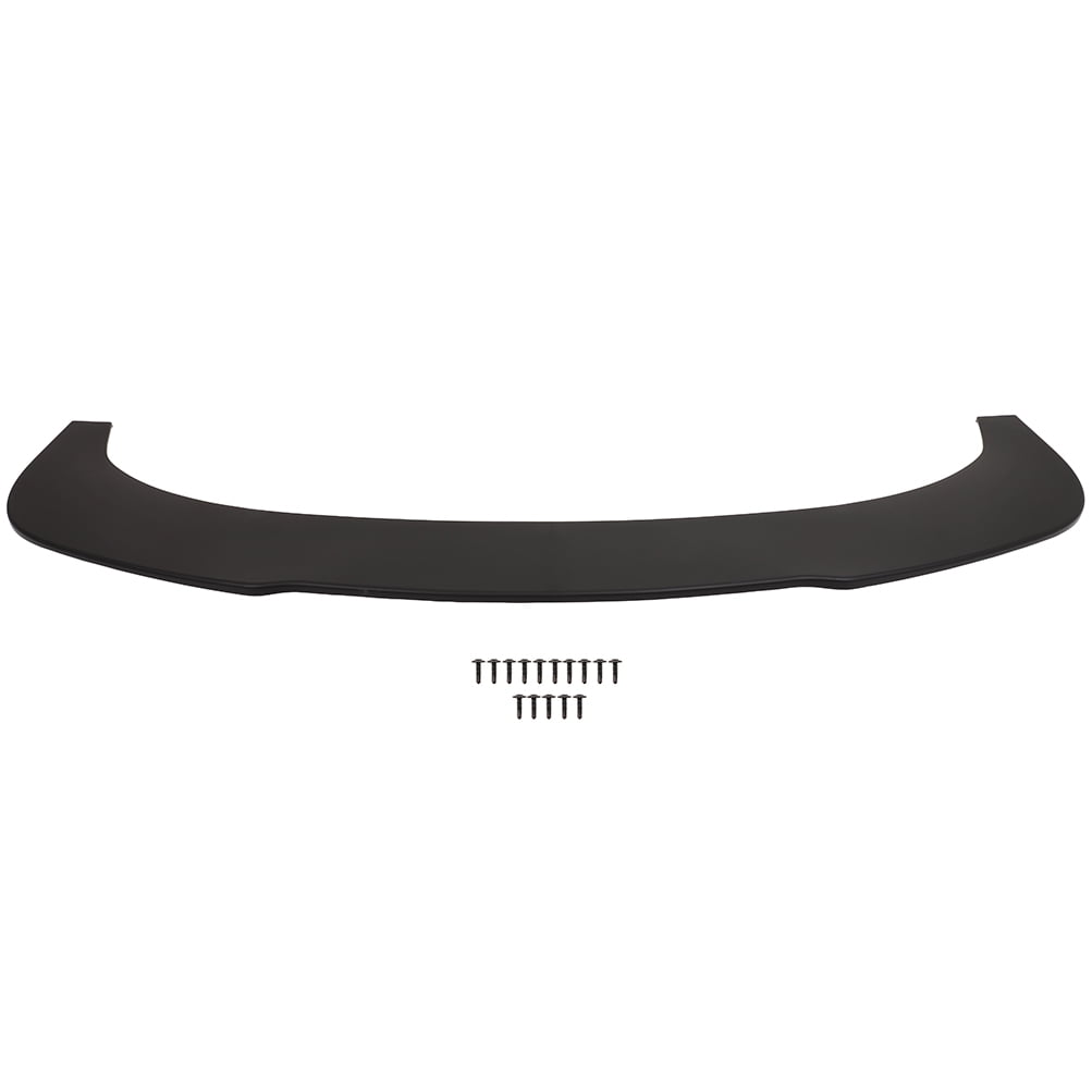 SCITOO Black PU Front Bumper Body Kit Spoiler Chin Spoiler Front Bumper ...