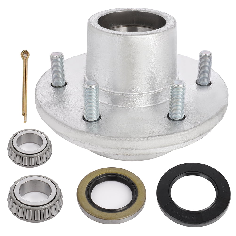 SCITOO Boat Trailer Hub With GALVANIZED Idler Hub 6 Lug Hub bearing ...