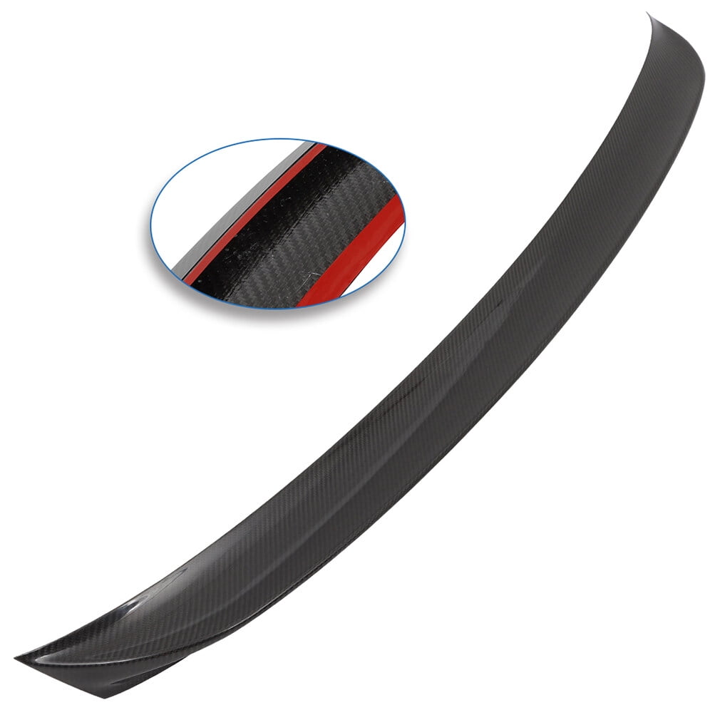 SCITOO Carbon Fiber Rear Window Spoiler Wing Fit for 2003-2008 for Nissan 350Z Glossy Black Rear ...
