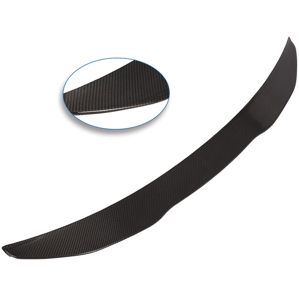 SCITOO Carbon Fiber Rear Window Spoiler Wing Fit for 2015-2019 for BMW F82 M4 Coupe Glossy Black ...