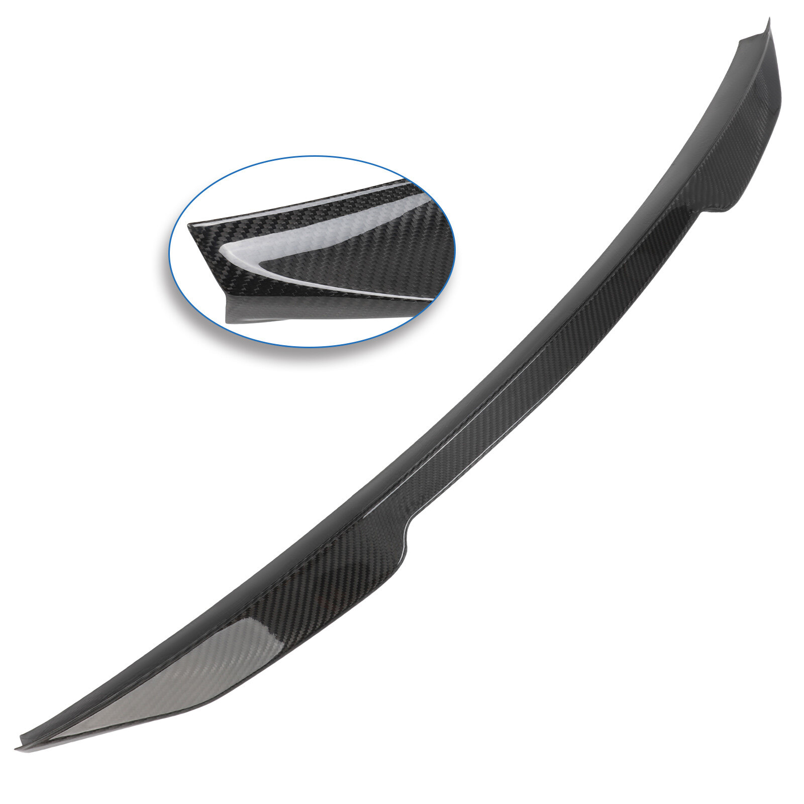 SCITOO Carbon Fiber Rear Window Spoiler Wing Fit for 2021-2022 for BMW G22 4-Series 2 Door Coupe ...