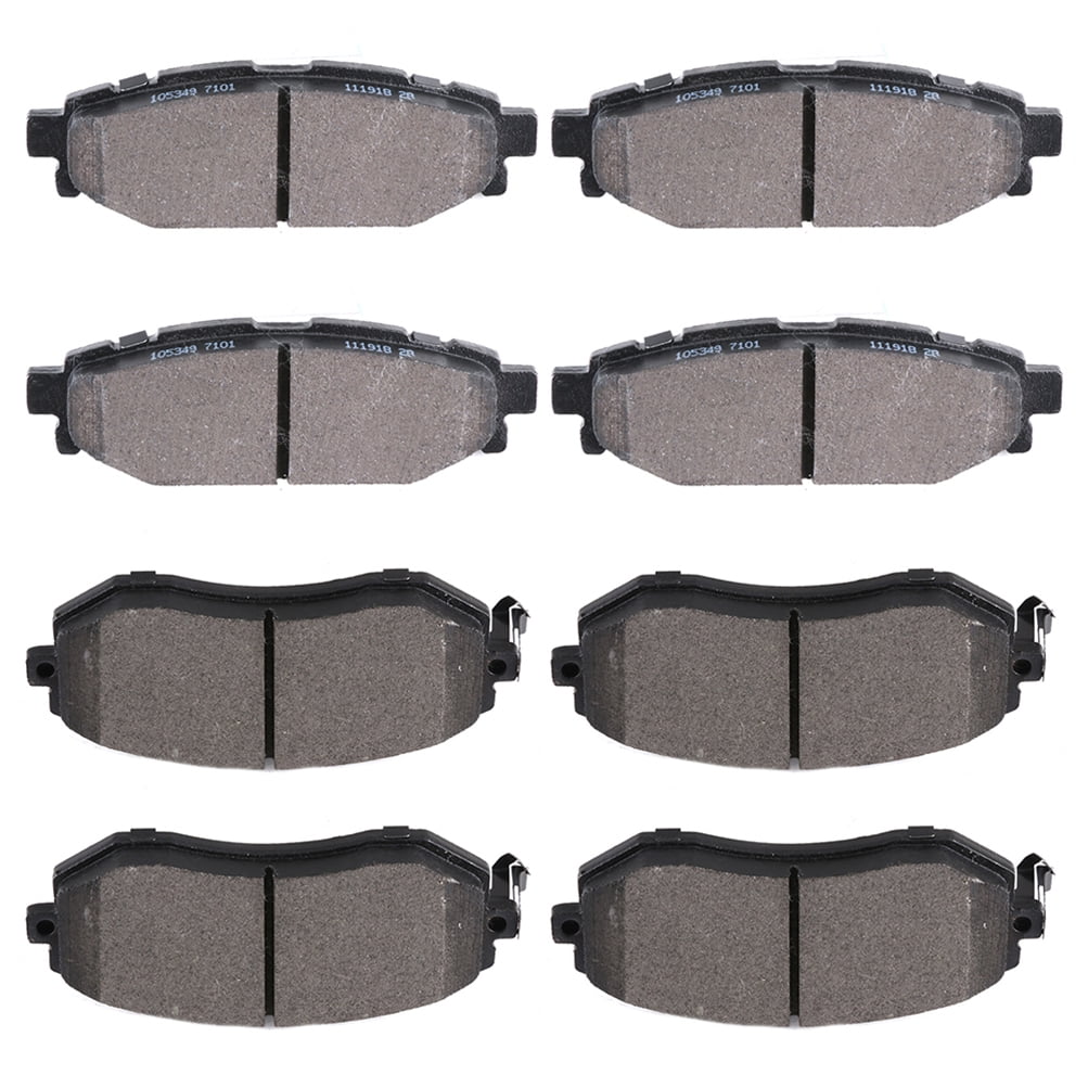 SCITOO Ceramic Front Rear Disc Brake Pad Set fit for 13-16 for Scion FR ...